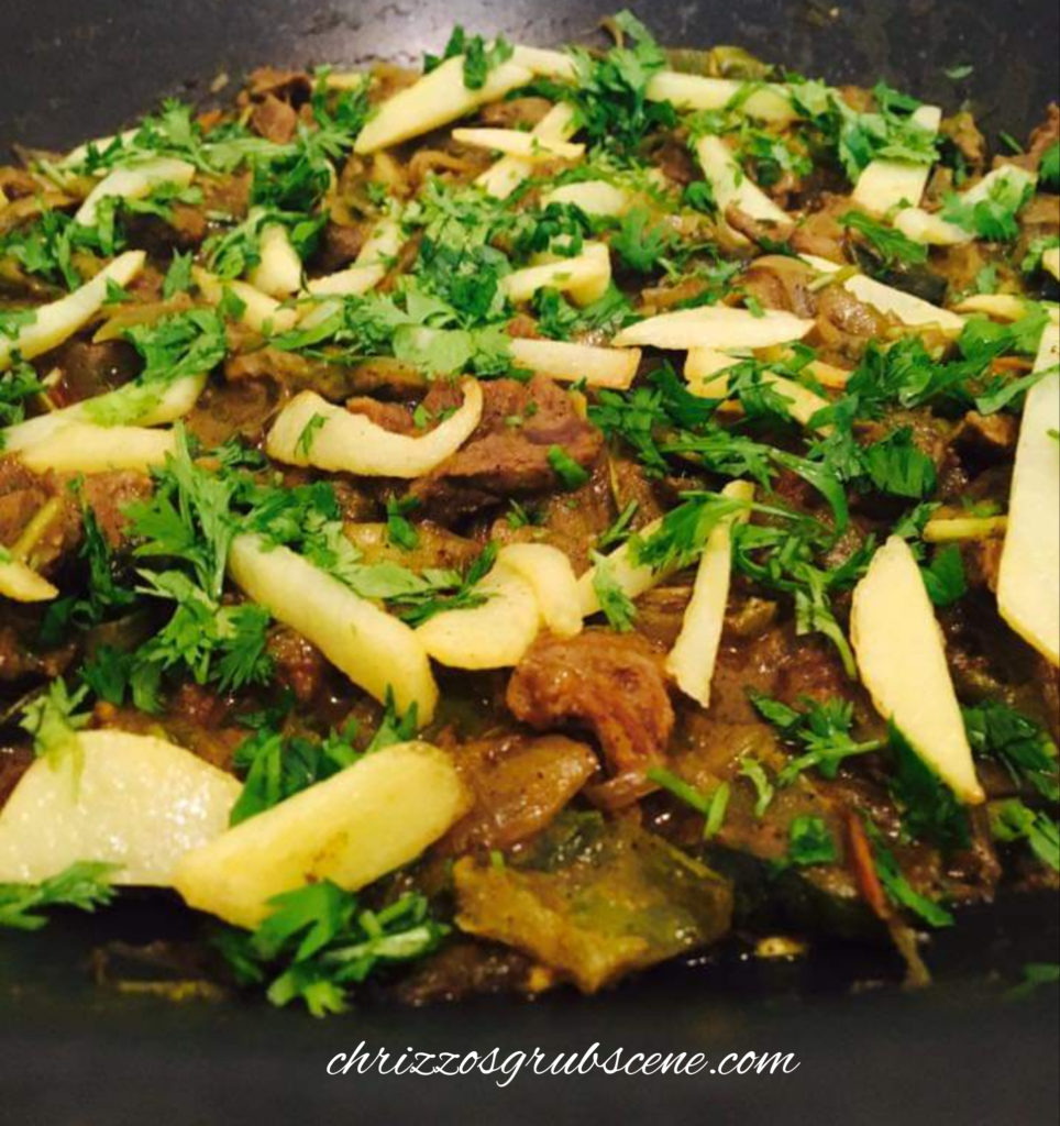 Beef Chilly Fry Recipe - chrizzosgrubscene