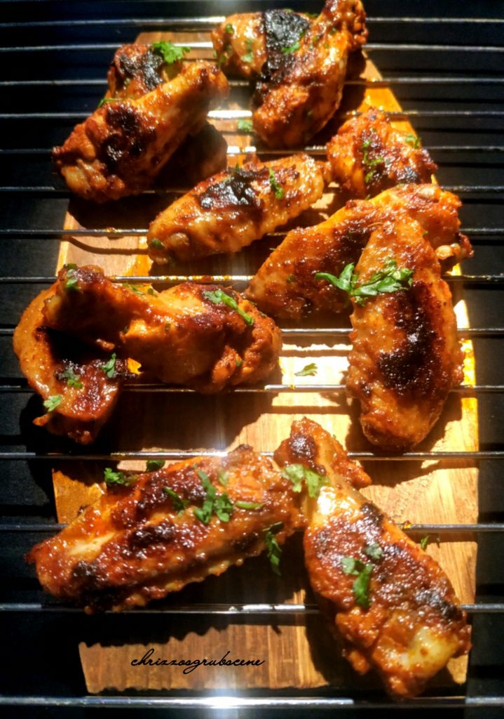 Recipe for Short Cut Racheado Chicken Wings - chrizzosgrubscene