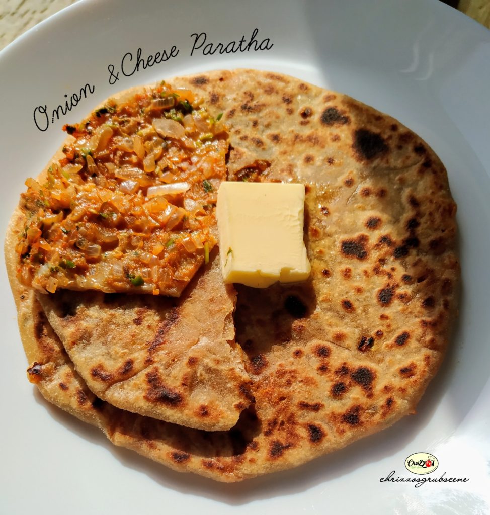 Recipe for Onion and Cheese Paratha - chrizzosgrubscene